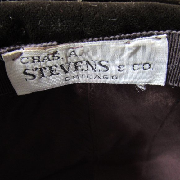 Chas A Stevens | Accessories | Sale Vintage Pleated Velvet Chocolate ...